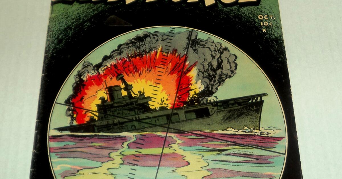 Navy Task Force Comic Vol. 1 No. #6 Oct 1955 Aragon Magazines Inc BO ...