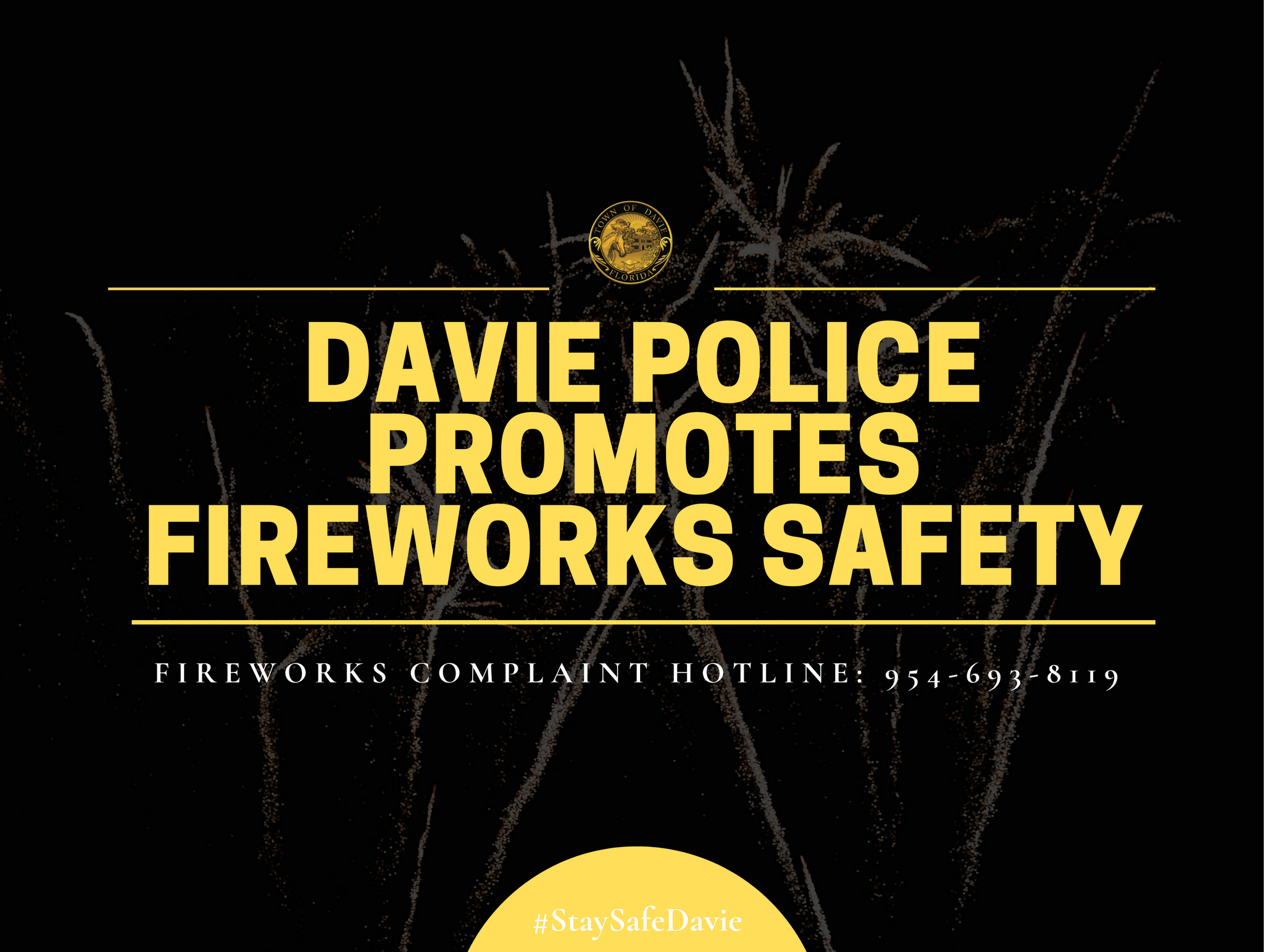 Davie Police Promotes Fireworks Safety (Town of Davie) — Nextdoor ...