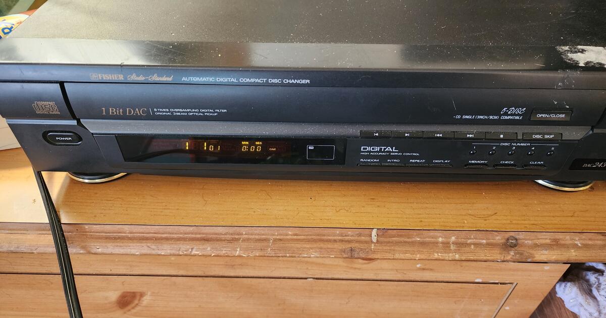 FISHER Dac-243 5 Disc Changer for Free in Anderson, SC | For Sale & Free — Nextdoor