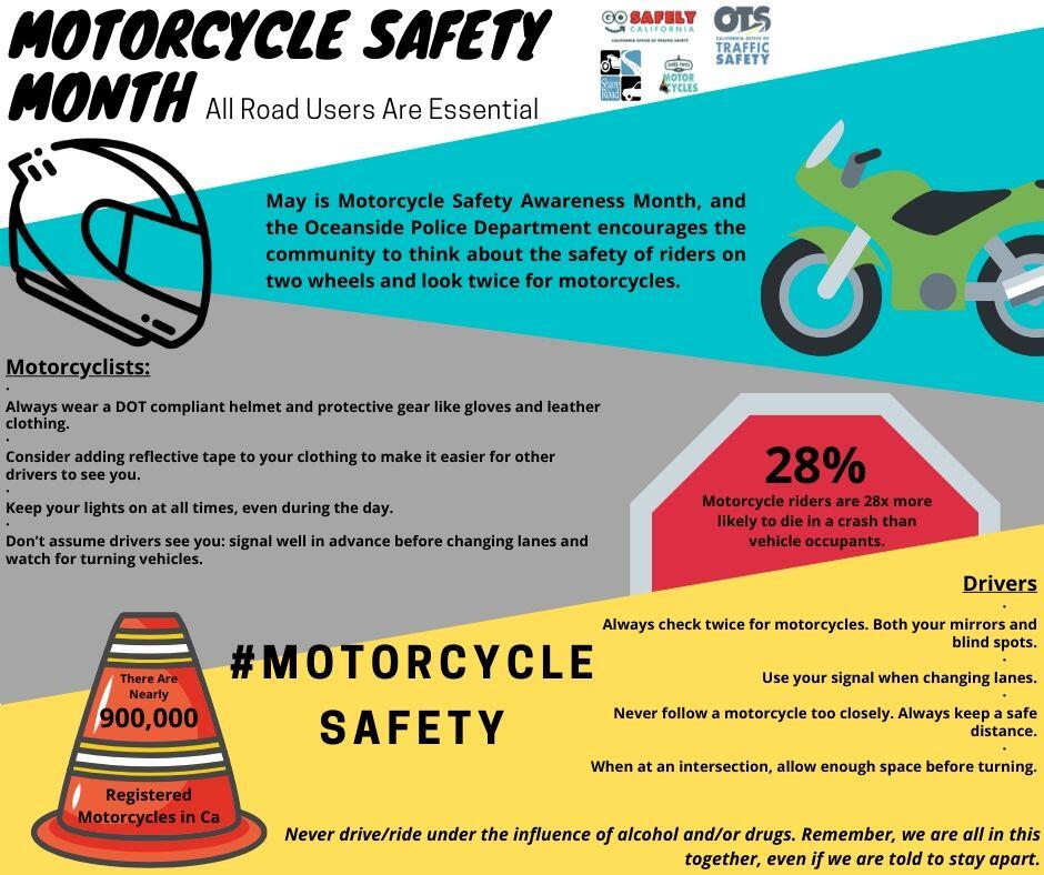 Motorcycle Safety Awareness (Oceanside Police Department) — Nextdoor ...