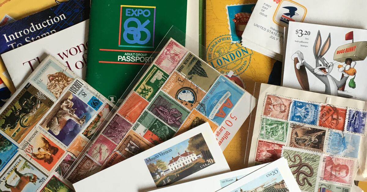 Vintage LOT of USPS postage stamp memobilia albums folders for $10 in ...