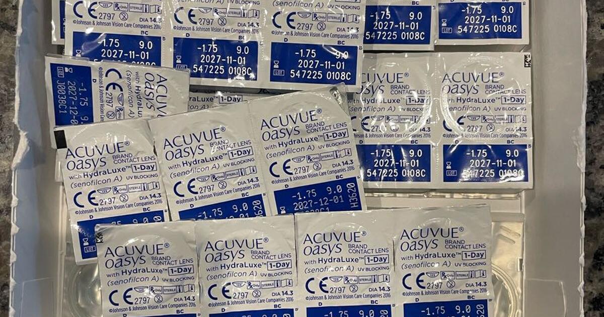 Free acuvue oysas 1.75 contacts for Free in Carmel, IN | For Sale ...