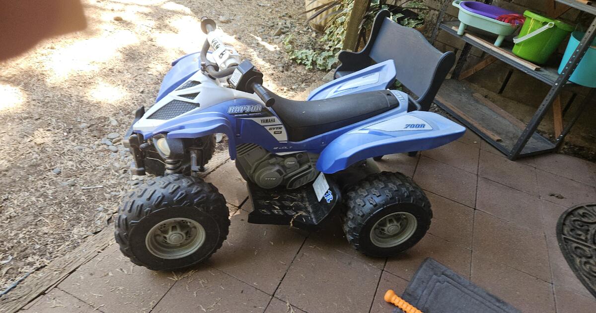 Yamaha Raptor 700R Kids ATV Battery Operated for $125 in Placerville ...