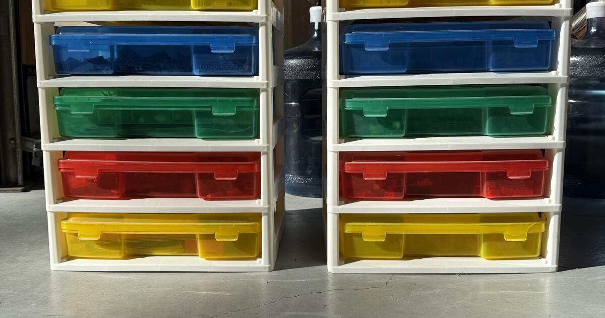 LEGO Storage Drawers with Legos for Free in Los Angeles, CA | For Sale ...