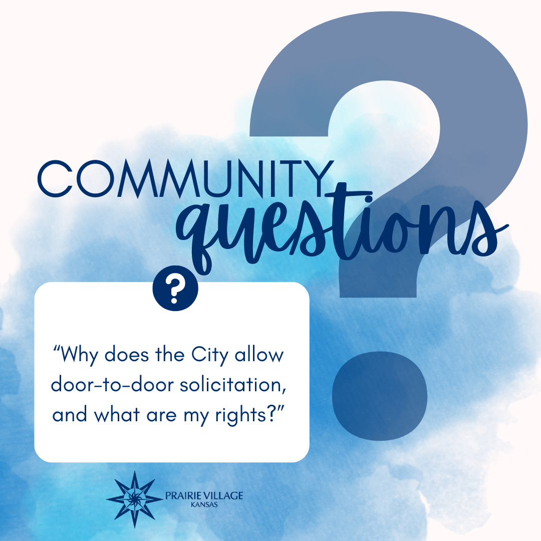 Community Question: Why does the City allow door-to-door solicitation ...