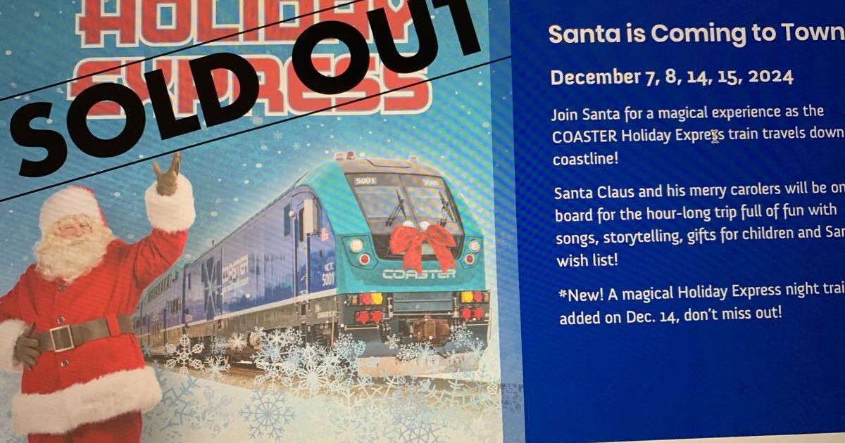 2024 Coaster Holiday Express for $80 in Laguna Niguel, CA | For Sale ...