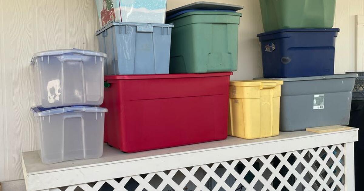 Assorted Storage Bins for Free in Los Osos, CA | For Sale & Free — Nextdoor