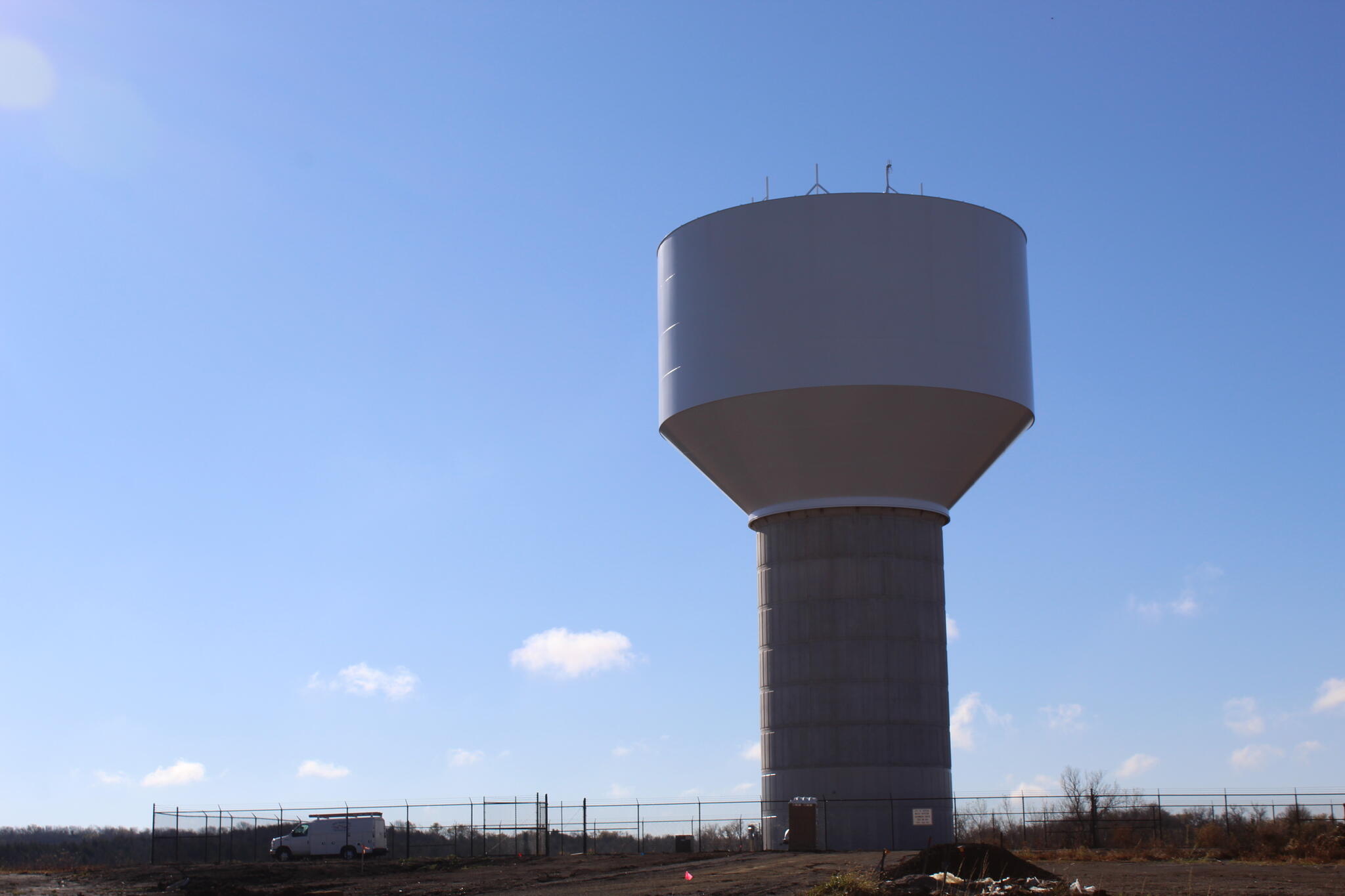 The new, one-million gallon Sherwood South water storage tank is now in ...