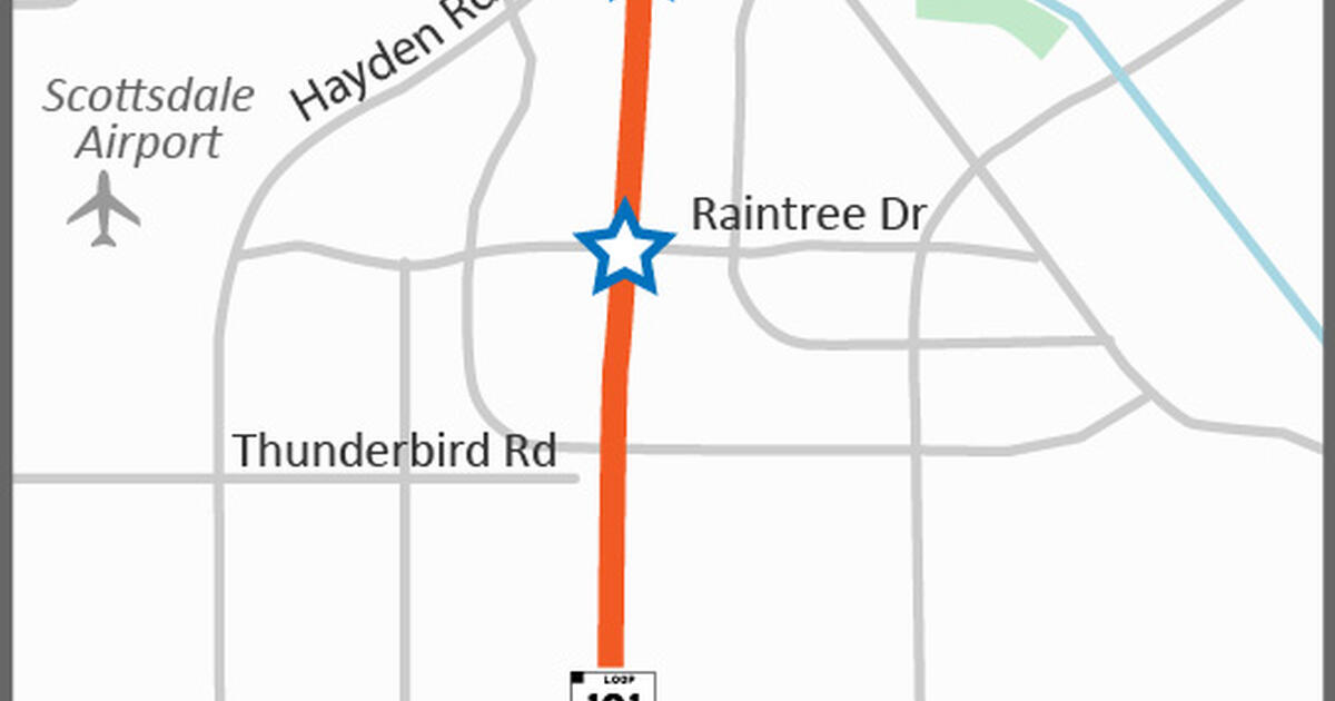 Look out Scottsdale - Loop 101 (Pima Freeway), Princess Drive/Pima Road ...