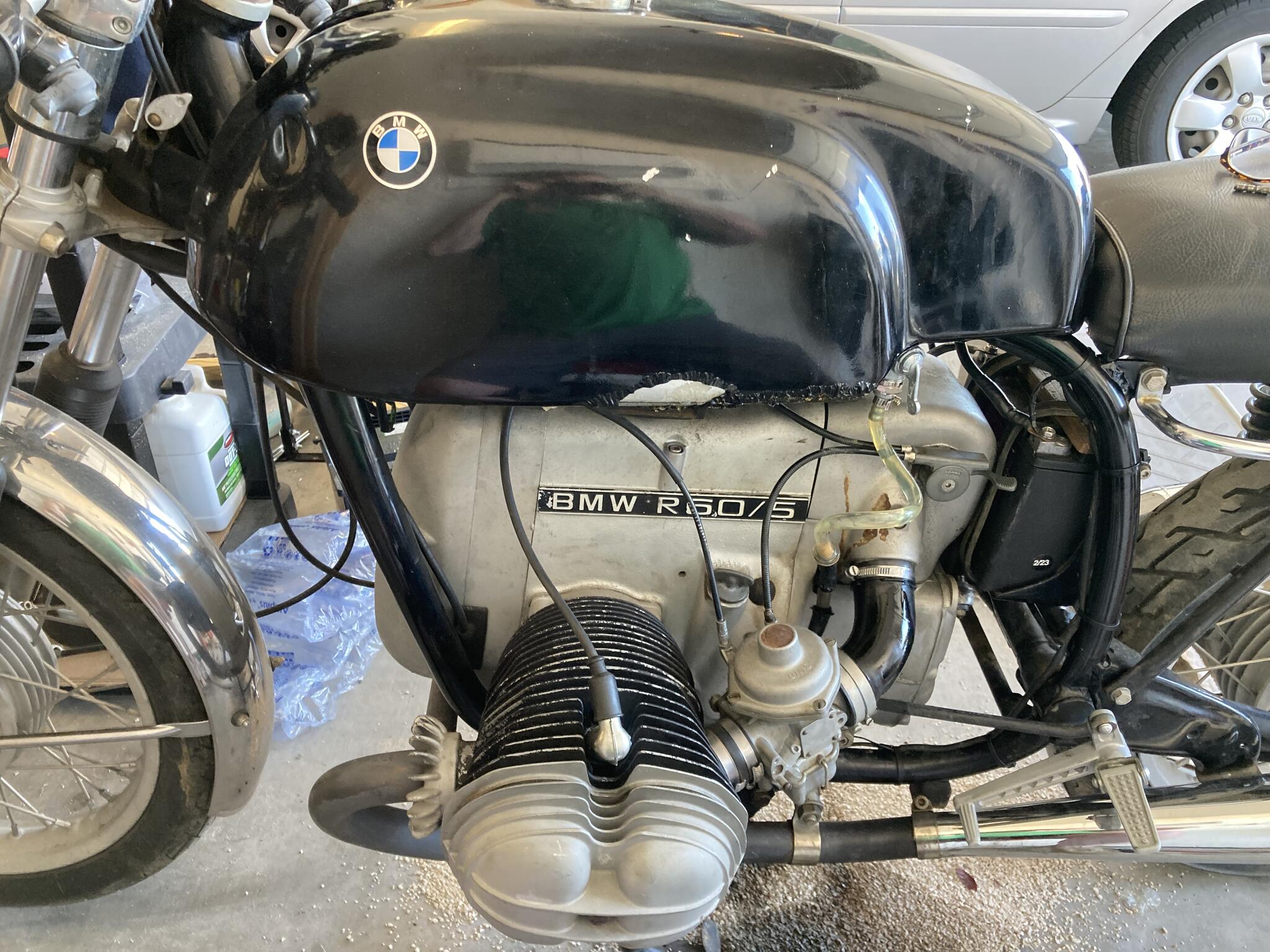Classic Vintage 1971 BMW R60/5 Motorcycle Classic Black with Clean ...