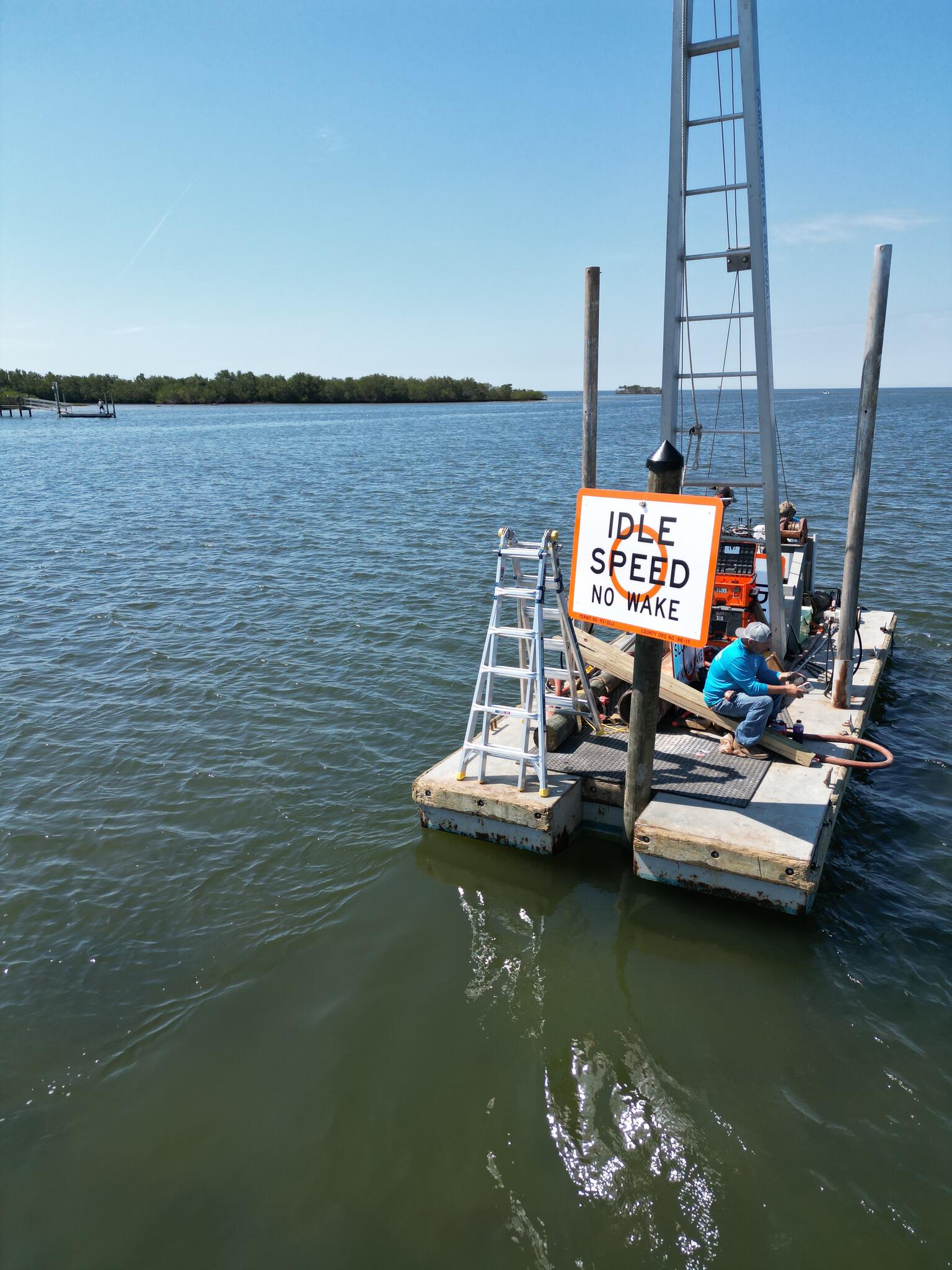 Slow Speed Zone and Idle Speed Zone markers went back up today off of ...