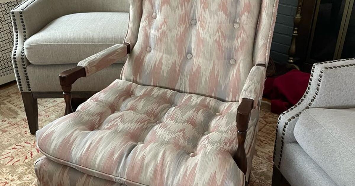 Harden Flame Stitched Wing Back Upholstered Arm Chair for $95 in New ...