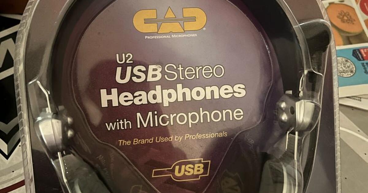 Brand New CAD Audio U2 - USB Stereo Headphones with Microphone for $20 ...