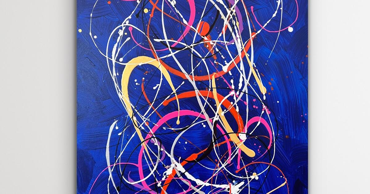 Local Tucson Artist, Large Modern Abstract Painting, New for $375 in ...
