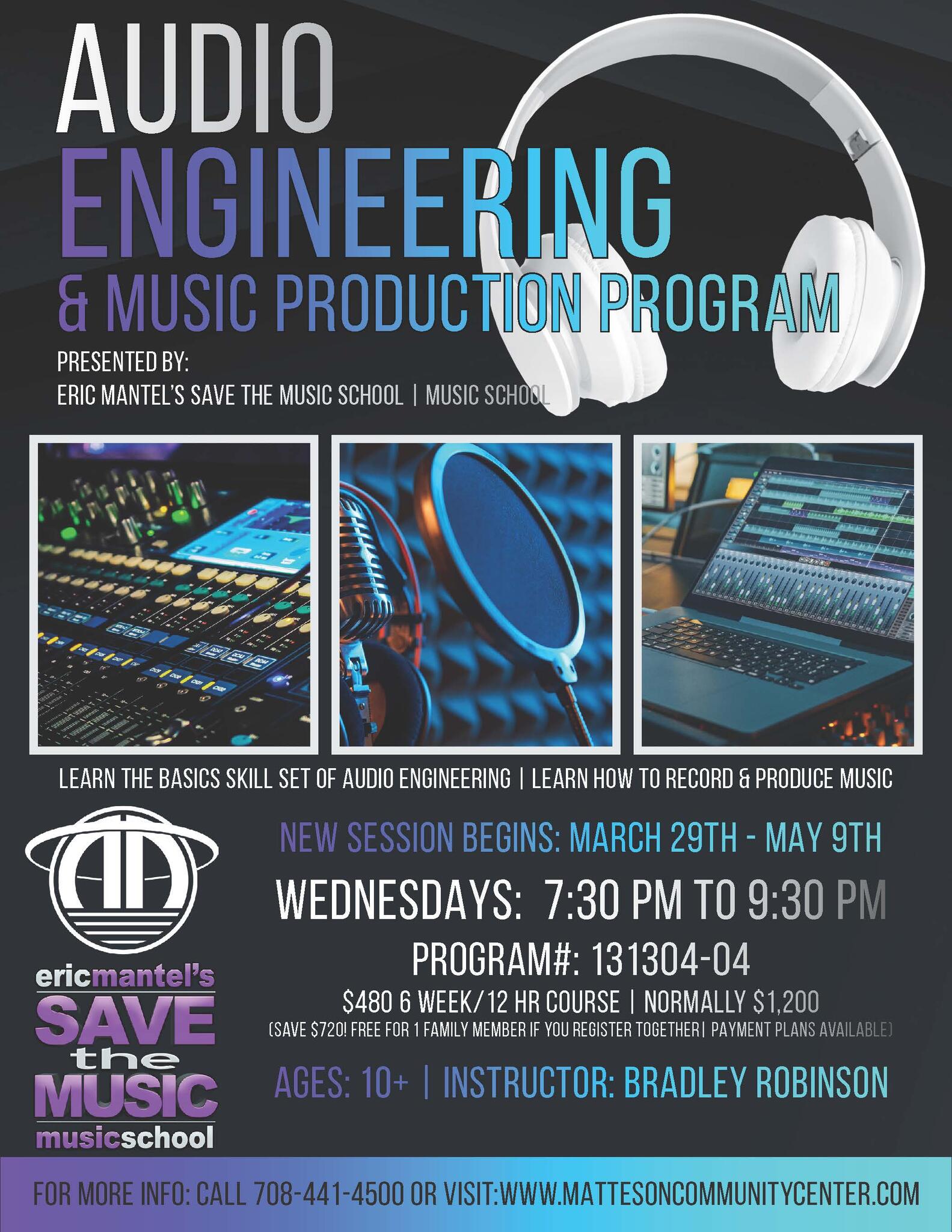 Check out the next upcoming session of the Audio Engineering & Music ...
