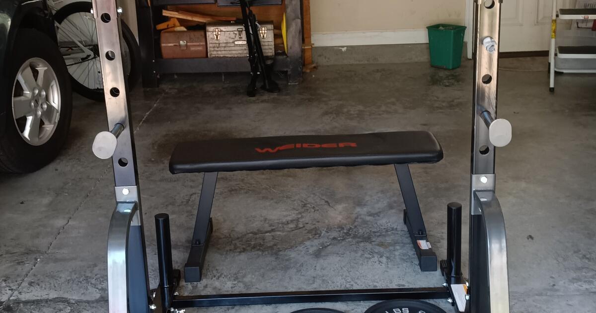 Gym Bar, Bench & Weight Set+ for $120 in Ocean Isle Beach, NC | For ...