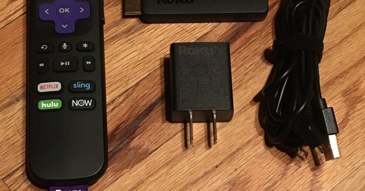 Roku Streaming Stick & remote (6th Generation) 3800X - Black for $15 in ...