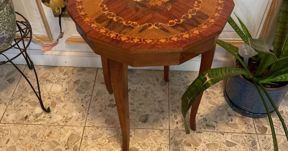 Vintage Inlaid Wood Side Table for $40 in Terrell, TX | For Sale & Free ...
