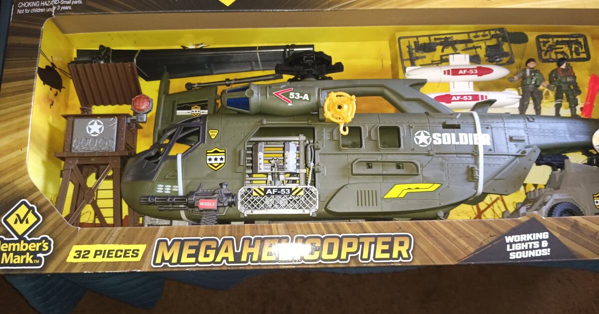Member's Mark 32 pieces Mega Helicopter NEW!! for $55 in Aurora, CO ...