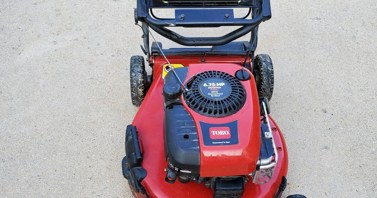 21" Toro Cast Aluminum Deck Super Recycler Mower, 6.75 HP OHV Engine ...