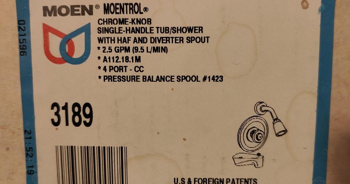 Brand New in Box Moen Chrome Bathroom faucets, Shower And Bathtub ...