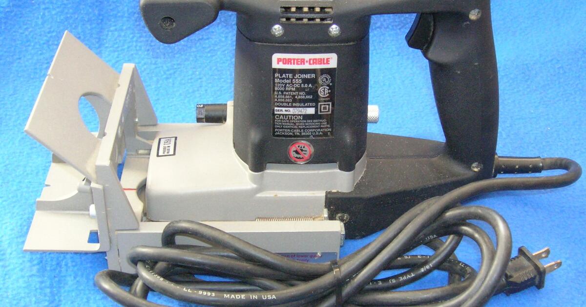 Porter Cable Model 555 Plate Joiner - Tilt - with Blade, Toolbox ...
