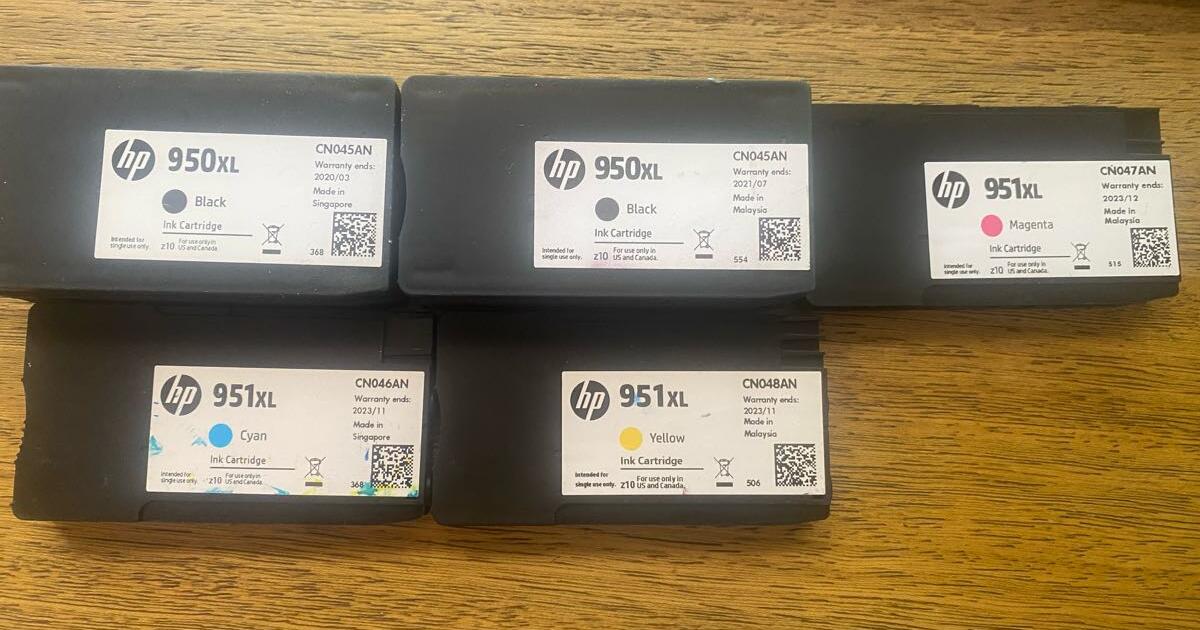 Hp 950xl black and 951 ink cartridges for Free in Phoenix, AZ | For ...