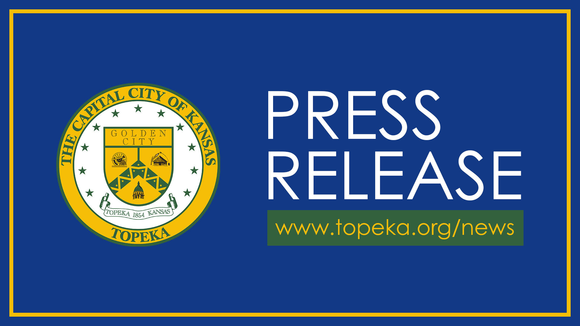 The City of Topeka is excited to announce it is now accepting ...