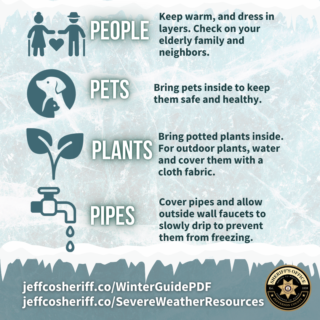 Winter Weather Preparedness - Remember the 4 P's (Jefferson County ...