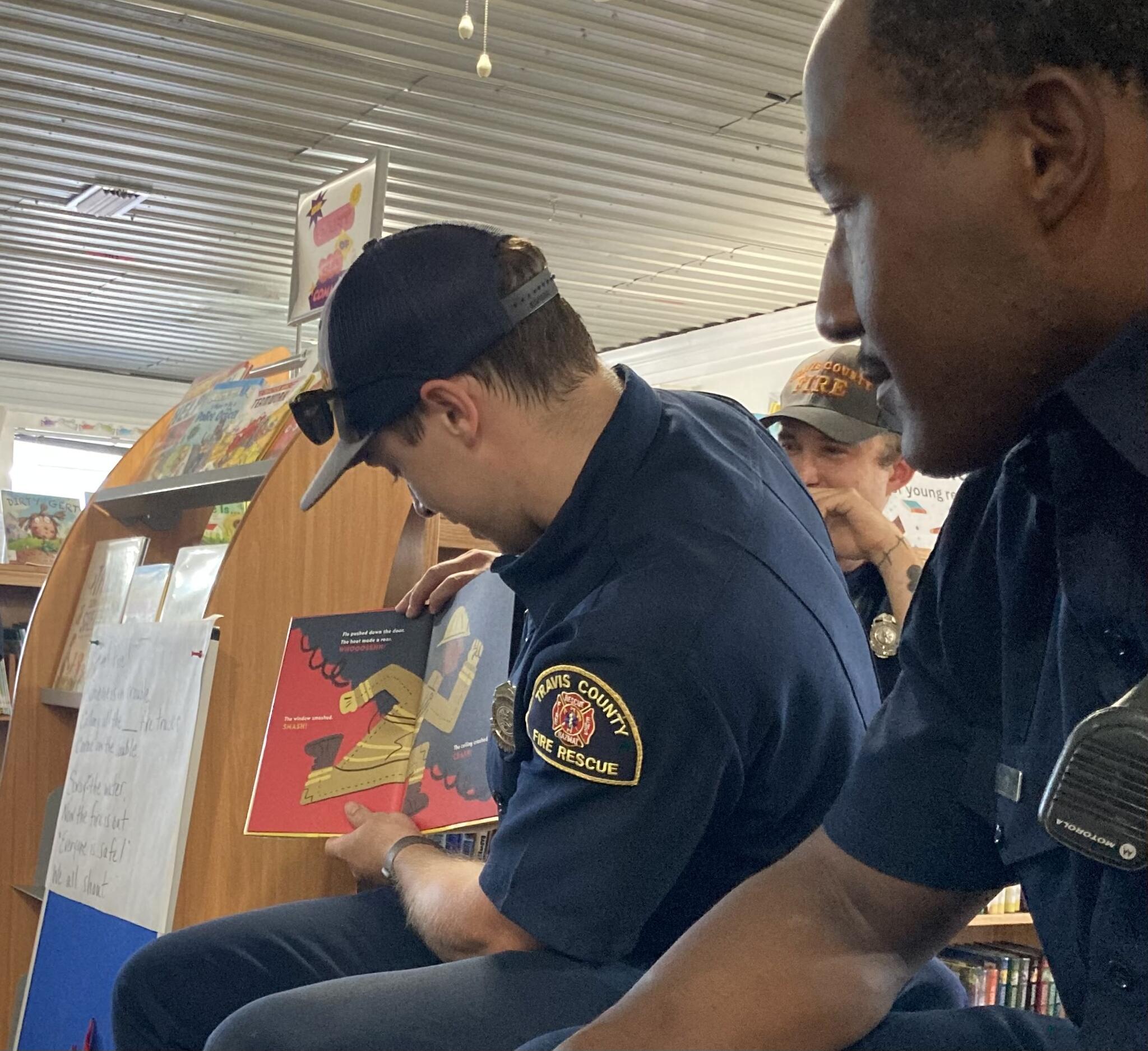 THANK YOU firefighters Jiles, Helm and Lt. (Del Valle Libraries (ETGLD ...