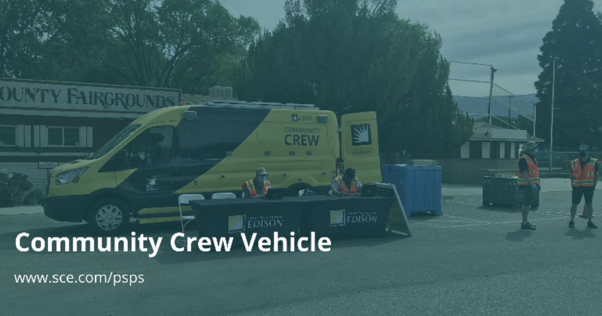 SCE Community Crew Vehicle at Grant Brimhall Library — Nextdoor