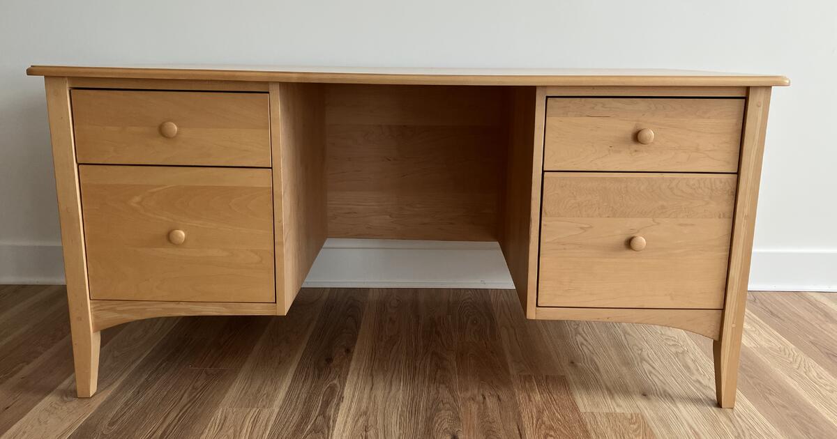 Solid maple executive desk for Free in Plymouth, MA | For Sale & Free ...