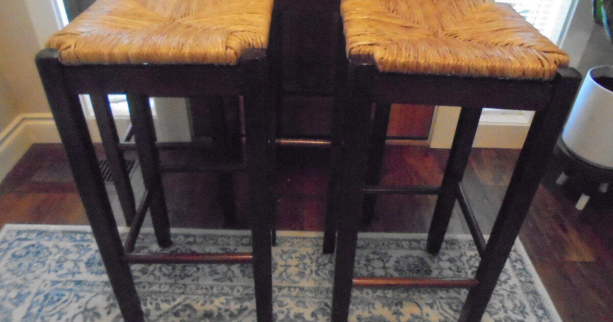 4 Pier 1 Imports rattan/wood bar stools for $75 in Camas, WA | For Sale ...