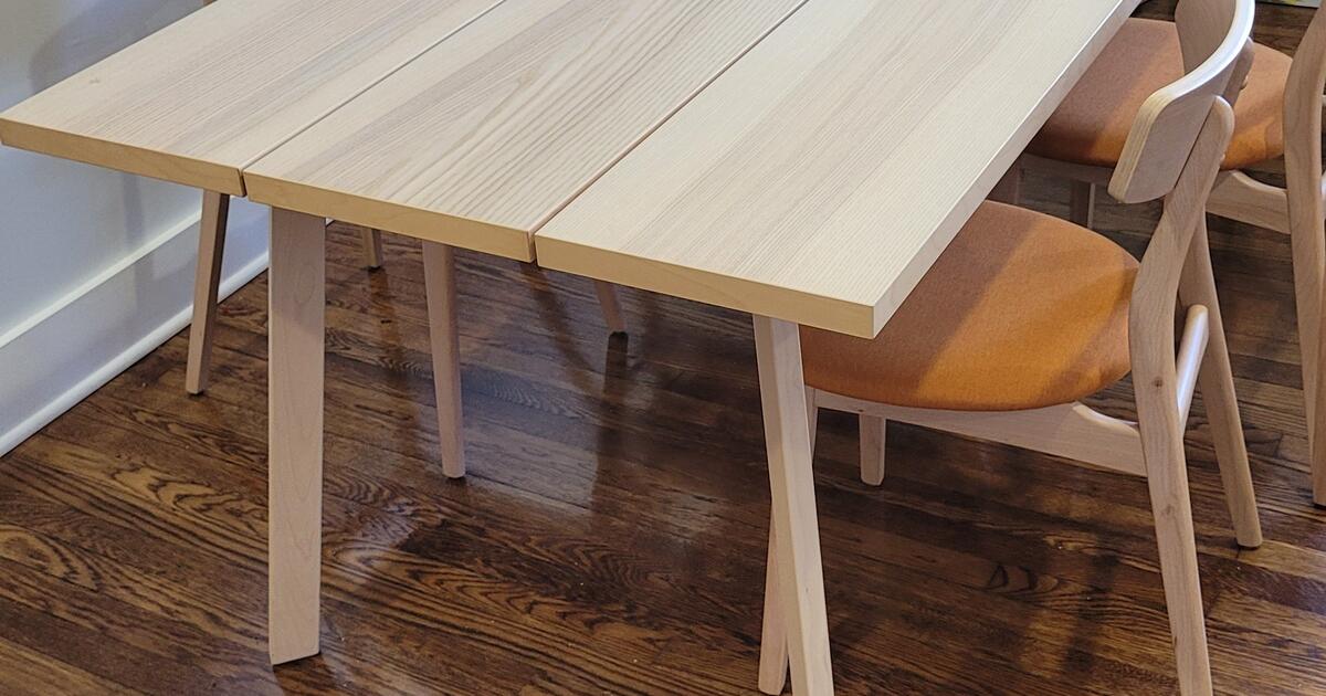 Ikea YPPERLIG Dining Table for $105 in Durham, NC | For Sale & Free ...