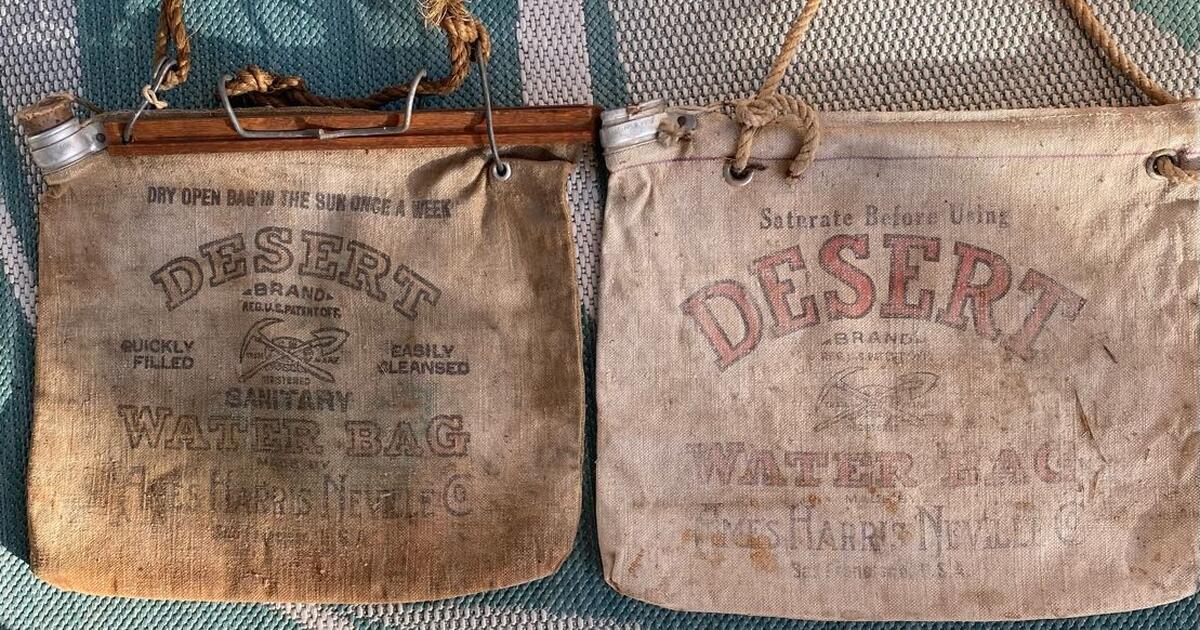 Two Vintage canvas water bags for $25 in Lady Lake, FL | Finds — Nextdoor