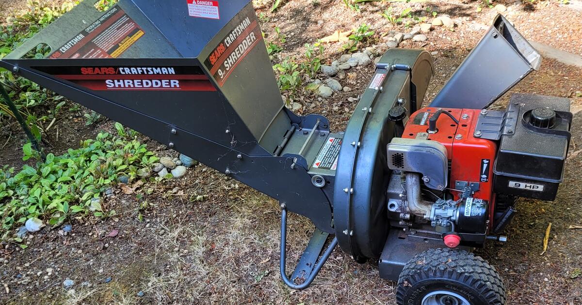 Sears/Craftsman Chipper/Shredder for $225 in Issaquah, WA | For Sale ...