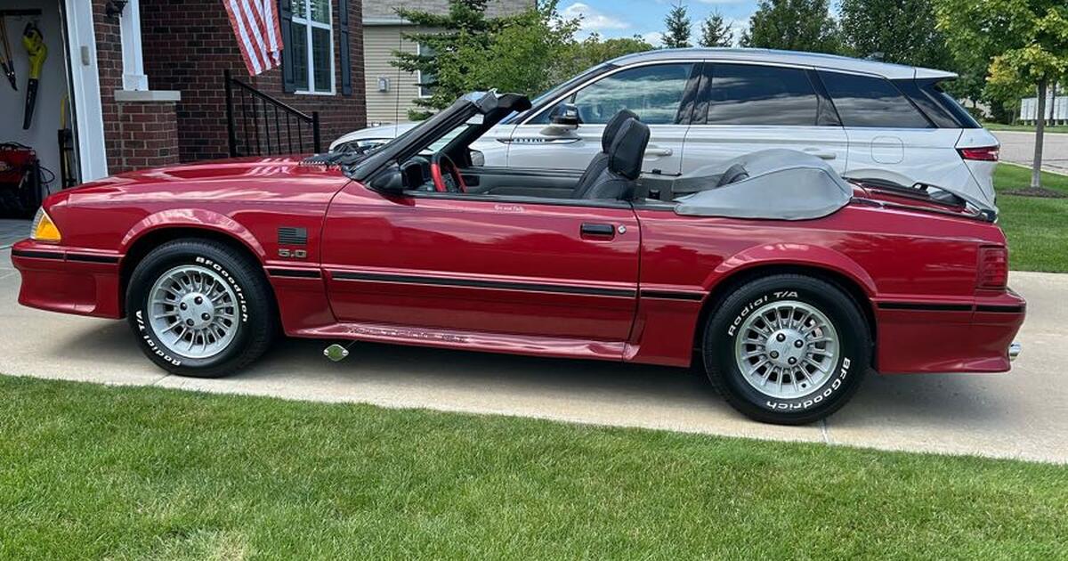 Red 87 Mustang GT Convertible Car for $14000 in Howell, MI | For Sale ...