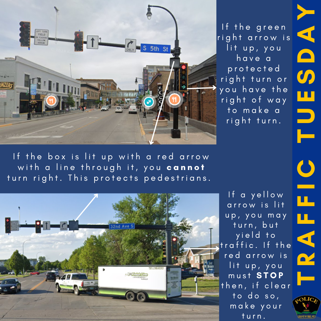 We get it, traffic light poles have a lot of lights, blinking and solid ...