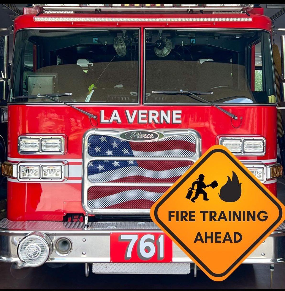 La Verne Fire Dept Training TODAY. Smoke may be visible (La Verne ...
