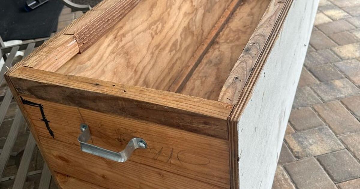 Custom Wood Rolling Box for $130 in Tampa, FL | For Sale & Free — Nextdoor