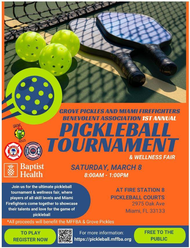 - The Grove Pickles and Miami Firefighters Benevolent Association are ...