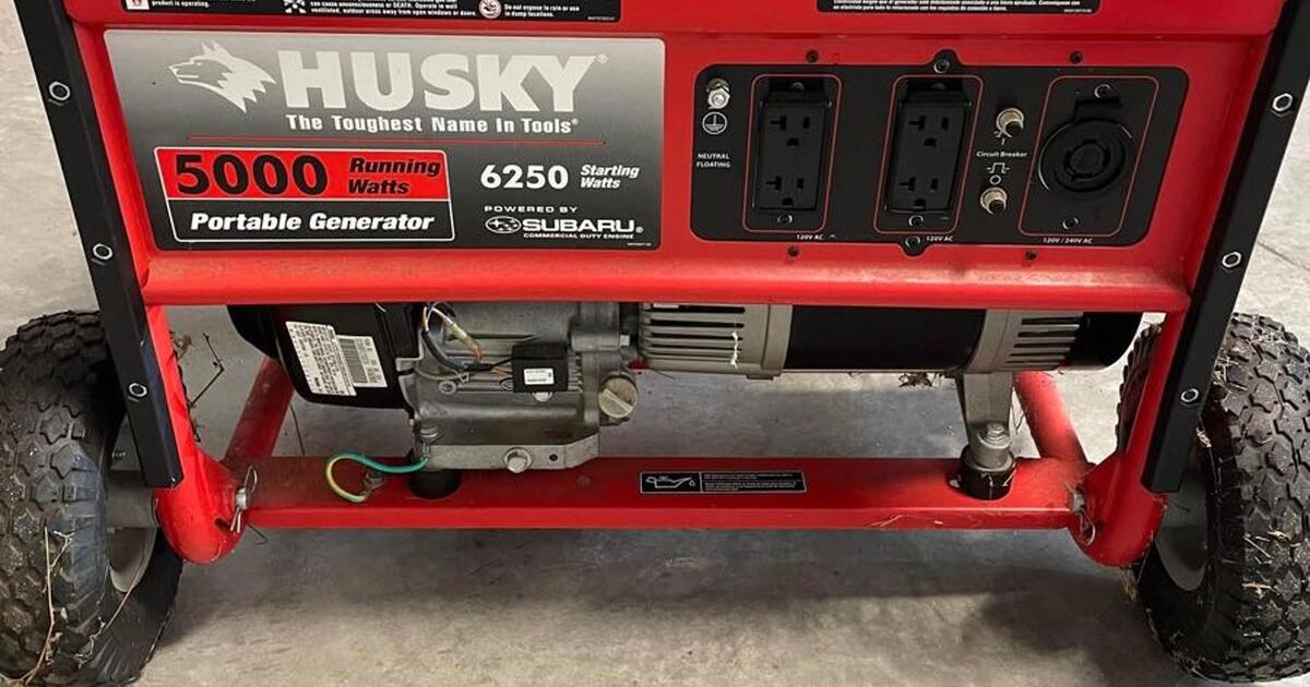 Husky Portable Generator for $350 in Southern Pines, NC | For Sale ...