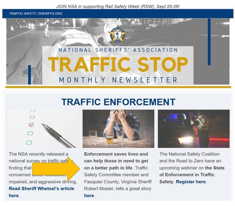 Sheriff Robert P. Mosier was featured as a Guest Author in the ...