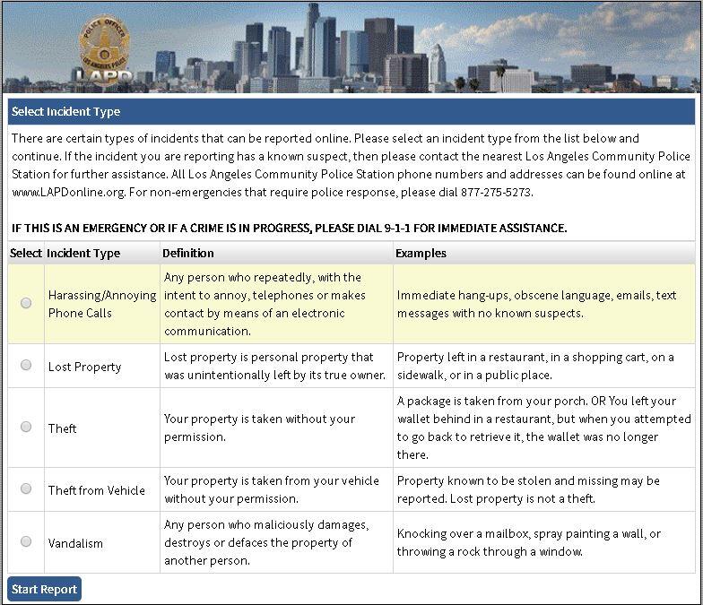 LAPD Online Reporting (Los Angeles Police Department) — Nextdoor — Nextdoor