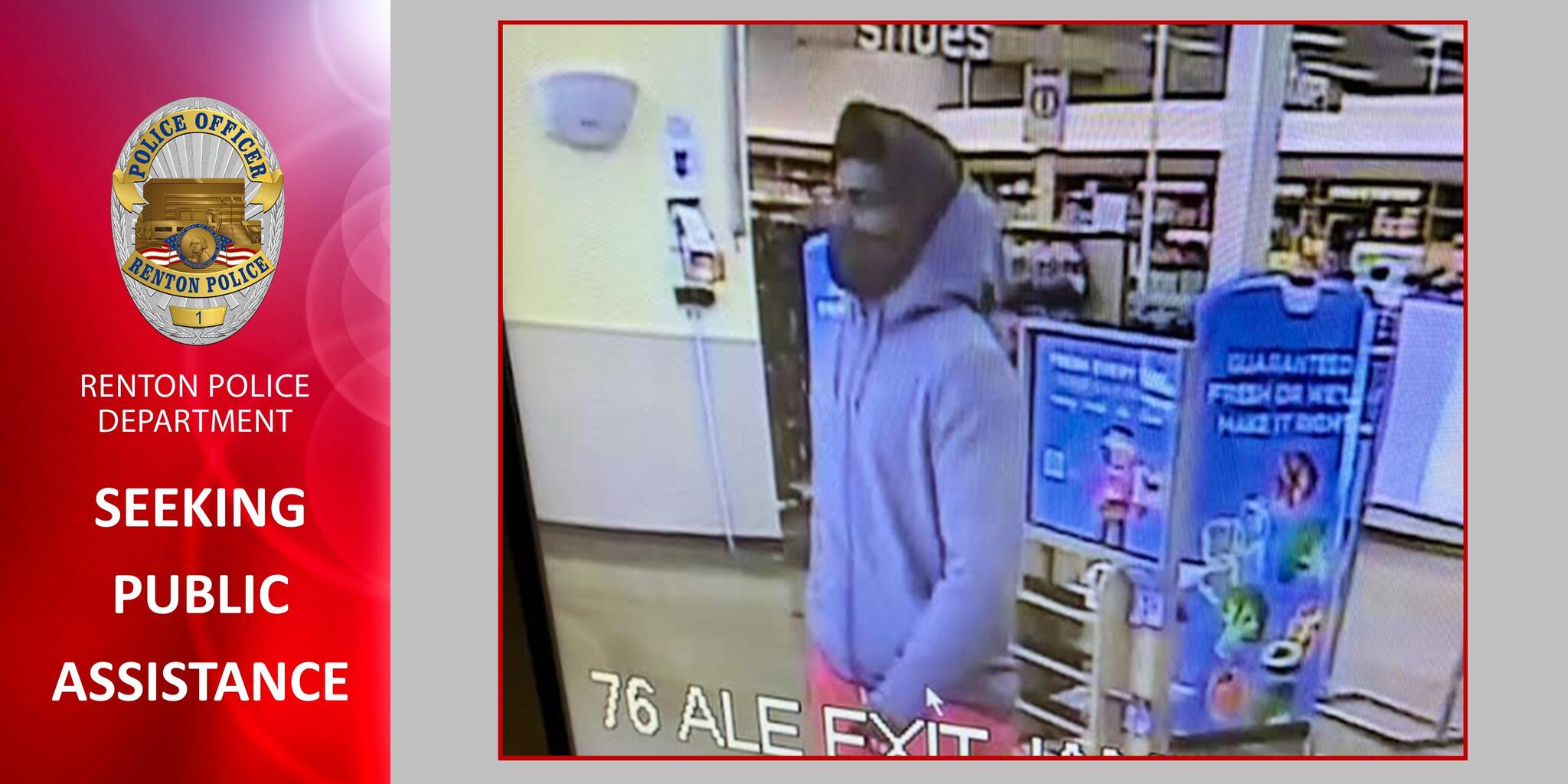 Help Identify This Bank Robbery Suspect***************** (Renton Police ...