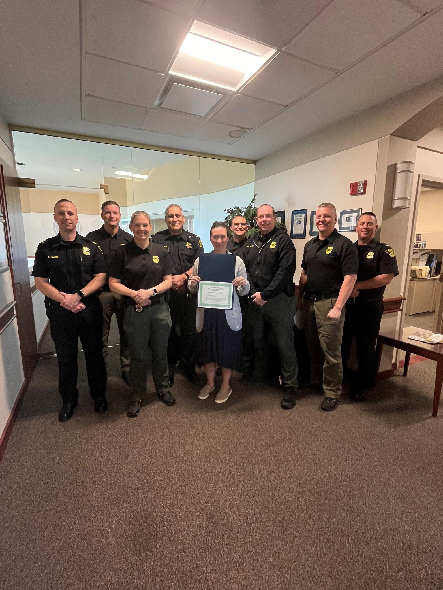 Congratulations to Detective Linda Castro, who was presented with the ...
