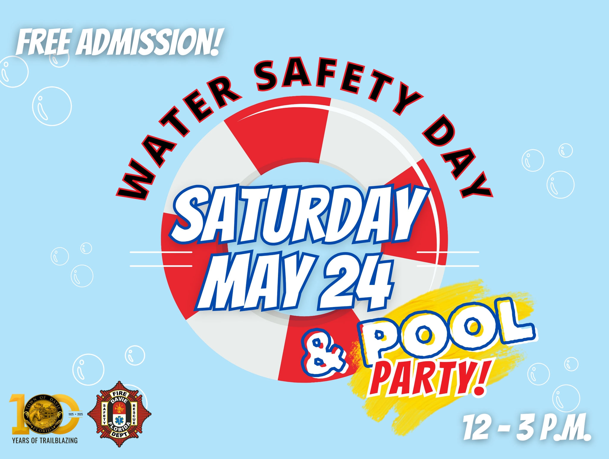 In observance of National Water Safety Month, the Davie Parks ...