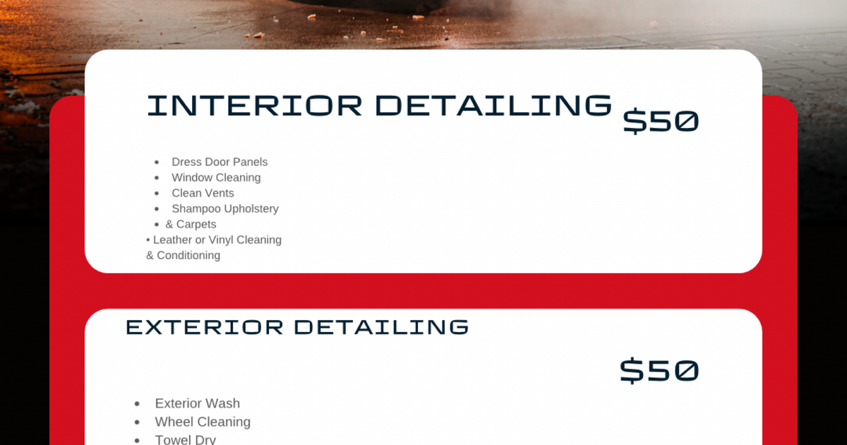 Car detailing for $80 in Brownstown, MI | For Sale & Free — Nextdoor
