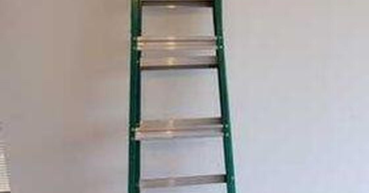 Louisville 7 ft. non-conductive fiberglass step ladder for $60 in ...