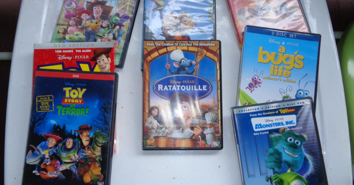 Animated DVDs, 9 by Disney PIXAR (PG): 2 titles for $4….. OR 3 for $5 ...